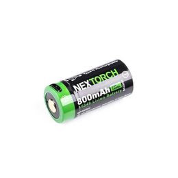 NEXTORCH USB Lithium-Ion Akku 16340 - 800 mAh