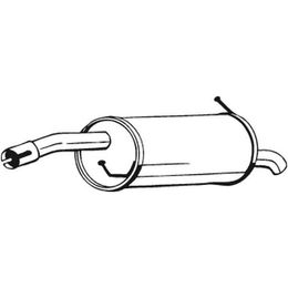 BOSAL Endschalld&auml;mpfer 154443 f&uuml;r Ford