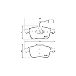 MAGNETI MARELLI Bremsbelagsatz, Scheibenbremse 363700423132 f&uuml;r ALFA ROMEO