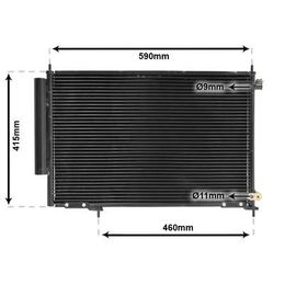 Van Wezel Kondensator, Klimaanlage 25005242 f&uuml;r HONDA