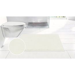 Badematte OTTO HOME, H:10mmnatur, Polyester, Badematten, "Cali, Badvorleger, Badezimmer Teppich, Duschvorleger", weich, Uni Farben, auch als Teppich