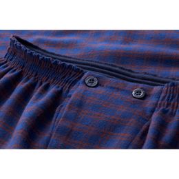 Novila Herrenpyjama Flanell gemustert