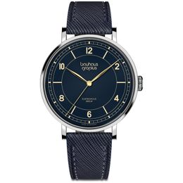 Bauhaus Walter Gropius Armbanduhr Elektropolis Dunkelblau &Oslash; 38 mm Quarz
