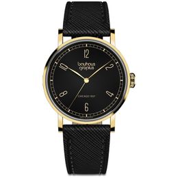 Bauhaus Walter Gropius Armbanduhr Chicago 1937 Schwarz &Oslash; 32,5 mm Quarz
