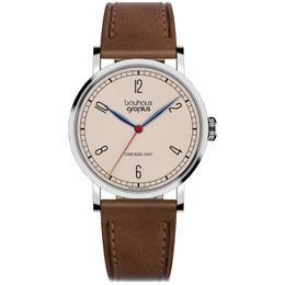Bauhaus Walter Gropius Armbanduhr Chicago 1937 Beige &Oslash; 32,5 mm Quarz