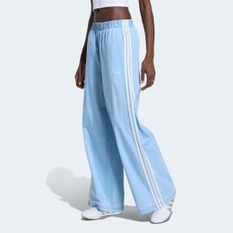 Damen Sporthose "adidas originals SUMMER GLOW, WEITES BEIN"light denim, normal, gr., Gr. XS, adidas originals, Obermaterial: 100% Baumwolle, Hosen,