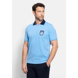 OLYMP Herren Poloshirt "OLYMP Casual Wirk, Polo"bleu, Gr. XXL, 55% Baumwolle, 45% Polyester, Shirts