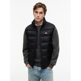 Tommy Jeans Herren Daunenweste "TJM LIGHT DOWN PACKABLE VEST"schwarz, Gr. XXL, unifarben, Web, Obermaterial: 100% Nylon. Futter: 100% Polyester.