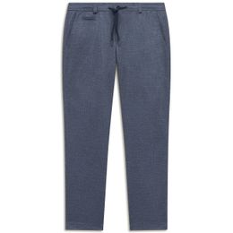Bugatti Herren Chinohose "Slim Fit"370, marine, Gr. 35, bedruckt, 73% Polyester, 23% Viskose, 4% Elasthan, Hosen, aus DynamicSeries Jersey