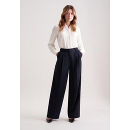 Seidensticker Damen Stoffhosenavy, Gr. 40, 39% Wolle, 33% Polyester, 14% Viskose, 13% Polyamid, 1% Elasthan, Hosen