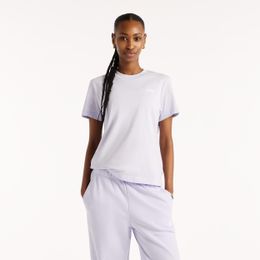 New Balance Damen T-Shirt "SPORT ESSENTIALS JERSEY T-SHIRT"smoked violet, Gr. S, Obermaterial: 100% Baumwolle, Shirts, Kurzarm, mit Rundhalsausschnitt