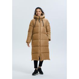 Icepeak Damen Steppmantel "ADDIA"braun, Gr. 38, Obermaterial: 100% Polyester, M&auml;ntel, wasserdicht mit 10000 mm Wassers&auml;ule, winddicht, wasserabweisend