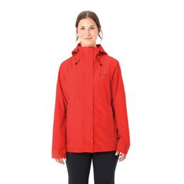 Vaude Damen Regenjacke "WOMEN'S STRATHCONA JACKET"lava, Gr. 34, unifarben, Web, Obermaterial: 100% Polyester. Futter: 100% Polyester, Jacken, mit