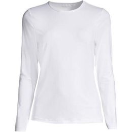 LANDS' END Badeshirt f&uuml;r Damen in Plus-Gr&ouml;&szlig;e, Damen, size: plus, Wei&szlig;, Nylon-Mischung, by Lands' End