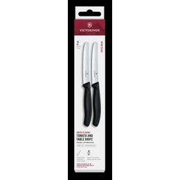 Victorinox Tomaten- und Tafelmesser Swiss Classic 2-tlg. schwarz