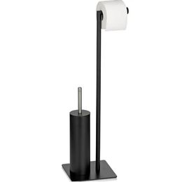 Kela Toilettengarnitur Style schwarz ca. 20x20x71 cm