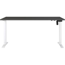 Schreibtisch Germania, B:180cm H:120cm T:80cmgraphit, wei&szlig;, wei&szlig;, graphit, B&uuml;ro, Tische, "Boras", Breite 120/140/160/180 cm, Metallgestell,