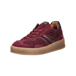 Gabor Damen Sneaker "Gabor Sneaker Veloursleder", Gr. 37, rot, Veloursleder, Schuhe