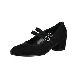 Gabor Damen Pumps "Gabor Pumps Veloursleder", Gr. 39schwarz, Veloursleder, Schuhe