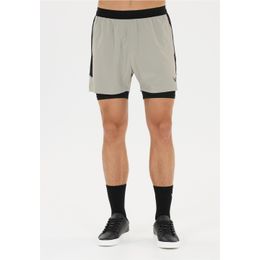 Virtus Herren Shorts "Dylan V2"grau, Gr. M, unifarben, 90% Polyester, 10% Elasthan, Hosen, 4-Wege Stretch