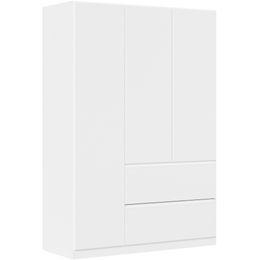 Dreht&uuml;renschrank Rauch, B:136cm H:197cm T:54cmalpinwei&szlig;, eingriffe alpinwei&szlig;, Holzwerkstoff, Schr&auml;nke, "Kleiderschrank Schrank Garderobe COSTA in den