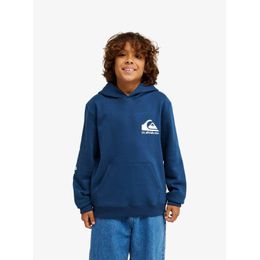 Quiksilver Jungen Kapuzensweatshirt "OMNI LOGO HOODIE YOUTH"schwarz denim, Gr. 12, Obermaterial: 80% Baumwolle, 20% Polyester, Sweatshirts, f&uuml;r
