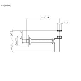 Dornbracht Geruchverschluss MADISON 10040970 1 10040970-42