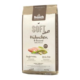 Bosch SOFT H&uuml;hnchen und Banane Hunde-Trockenfutter hoher Fleischanteil 12,5kg