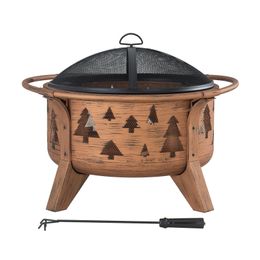 XL Stahl Feuerschale ASKJA - &Oslash;76cm, kupfer