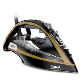 Tefal FV9847 Ultimate Pure Dampfb&uuml;geleisen (3.200 W Leistung, Durilium Airglide B&uuml;gelsohle, Konstante Dampfleistung 60 g/min, Dampfsto&szlig; 260 g/min, Wassertank 0,35 l, Anti-Tropf)