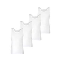 Nur Die Herren Unterhemd Basic Alltag Tanktop 4er Pack