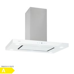 Klarstein Valeria Inselhaube 90cm 650m&sup3;/h Touch EEC A LED Glas Edelstahl