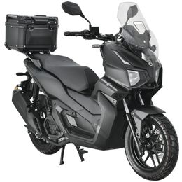Alpha Motors Motorroller ADV X-treme 125 ccm 90 km/h EURO 5+ schwarz inkl. Topcase