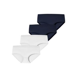 Schiesser Damen Panty Invisible Cotton 4er Pack
