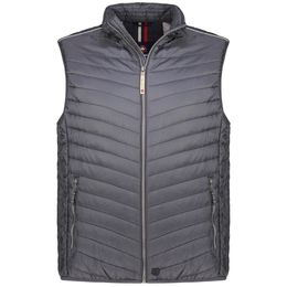 Herren Gro&szlig;e Gr&ouml;&szlig;en | Redpoint Steppweste mit Schr&auml;gsteppung Farbe grau Gr&ouml;&szlig;e: 6XL