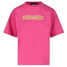 Dsquared2 Eco Dyed Easy Hot Pink T-shirt