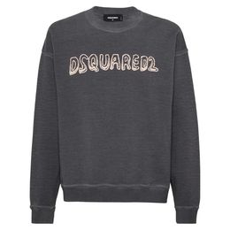 Dsquared2 Best Fade Logo Anthrazitgraues Sweatshirt