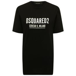 Dsquared2 Ceresio 9 Milano Logo Schwarzes T-shirt