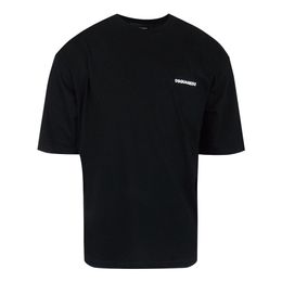 Dsquared2 T-shirt Mit Auff&auml;lligem R&uuml;ckenlogo, Schwarz