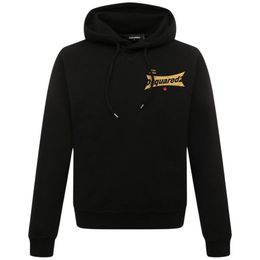 Dsquared2 Cool Fit Logo Schwarzer Hoodie
