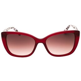 Moschino Sonnenbrille In Karminrot