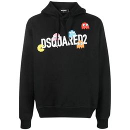 Dsquared2 Pac-man Cool Fit Schwarzer Hoodie