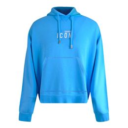 Dsquared2 Icon Small Logo Hellblauer Hoodie