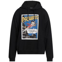 Dsquared2 Betty Boop Schwarzer Hoodie
