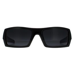 Oakley Wrap Herren Polierte Schwarz-Grau Sonnenbrille