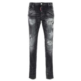 Dsquared2 Schwarze Skater-jeans
