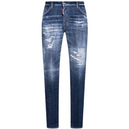 Dsquared2 Cool Guy Jeans Destroyed Worn Denim Blue Jeans