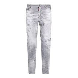 Dsquared2 Hellgraue Skater-jeans