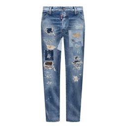 Dsquared2 Denim Cool Guy Patch Jeans Marineblau