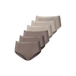 Vivance Taillenslip mehrfarbig Gr. 32/34 f&uuml;r Damen. Mit Spitzenkante. Nachhaltig.